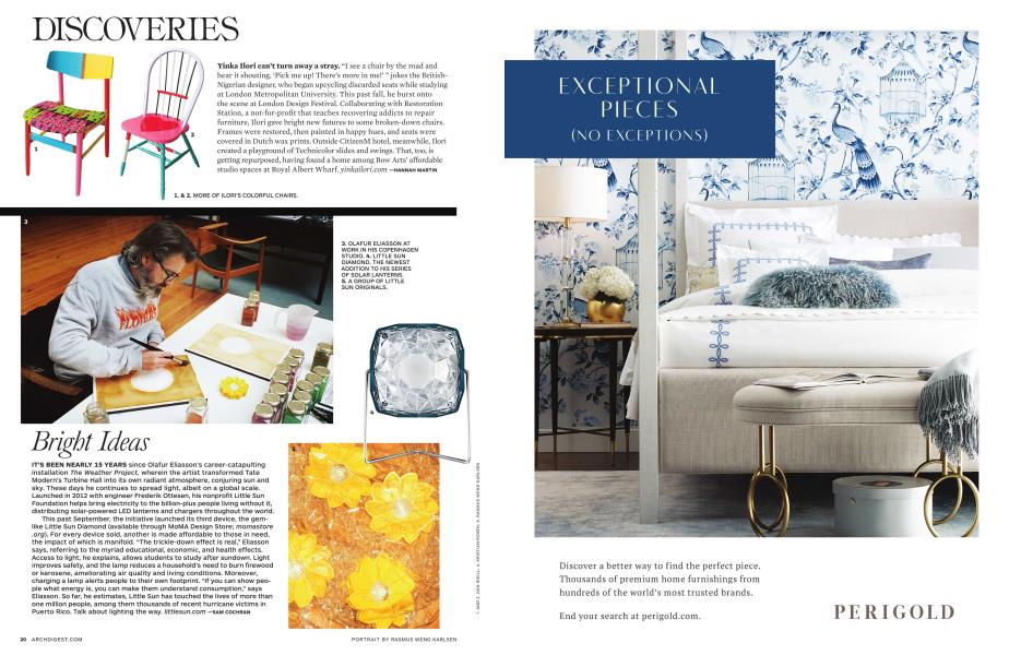 PERIGOLD | Architectural Digest | FEBRUARY 2018