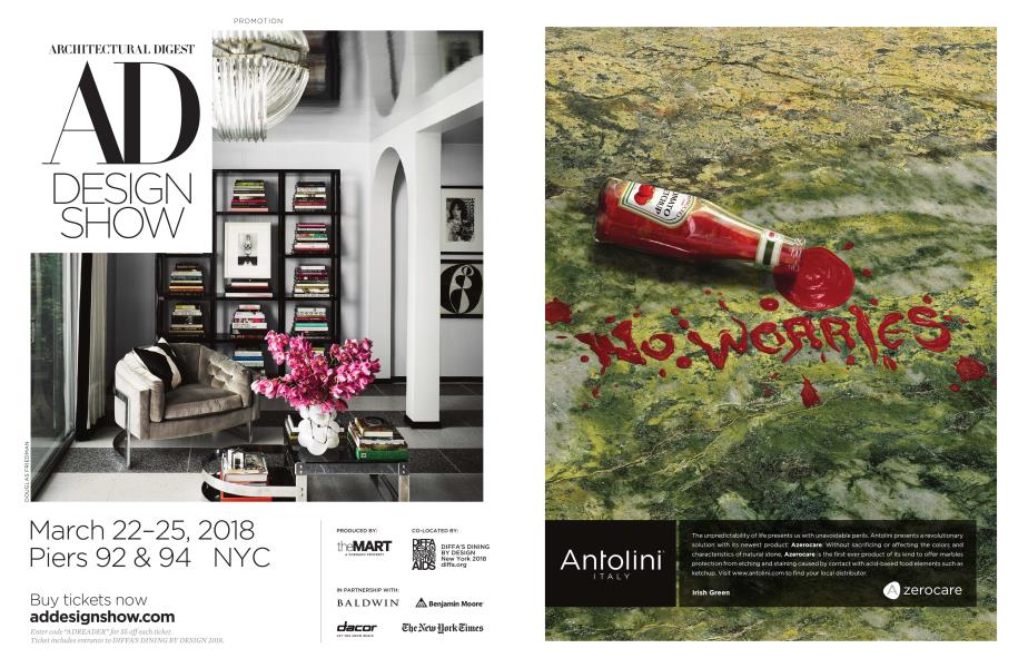 AD DESIGN SHOW | Architectural Digest | MARCH 2018