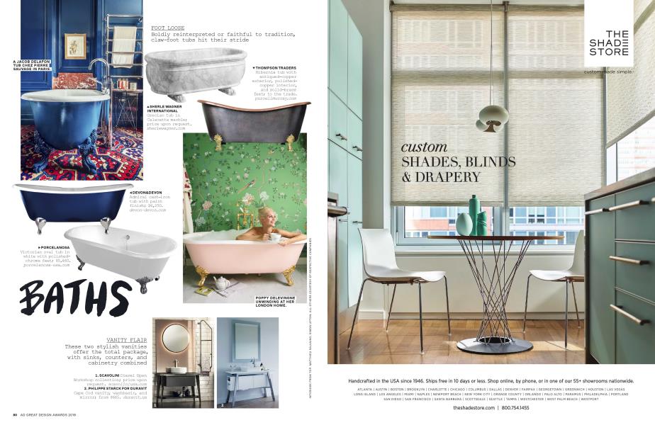 THE SHADE STORE | Architectural Digest | APRIL 2018