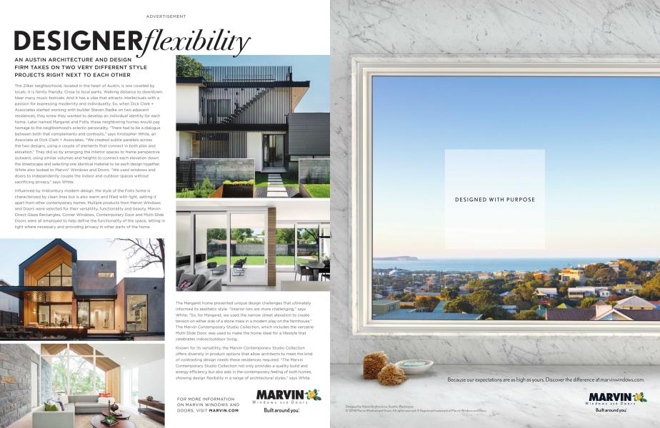 MARVIN® | Architectural Digest | APRIL 2018