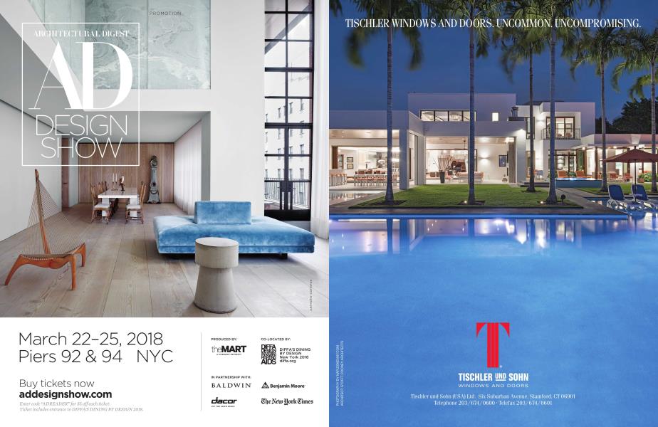 AD DESIGN SHOW | Architectural Digest | APRIL 2018