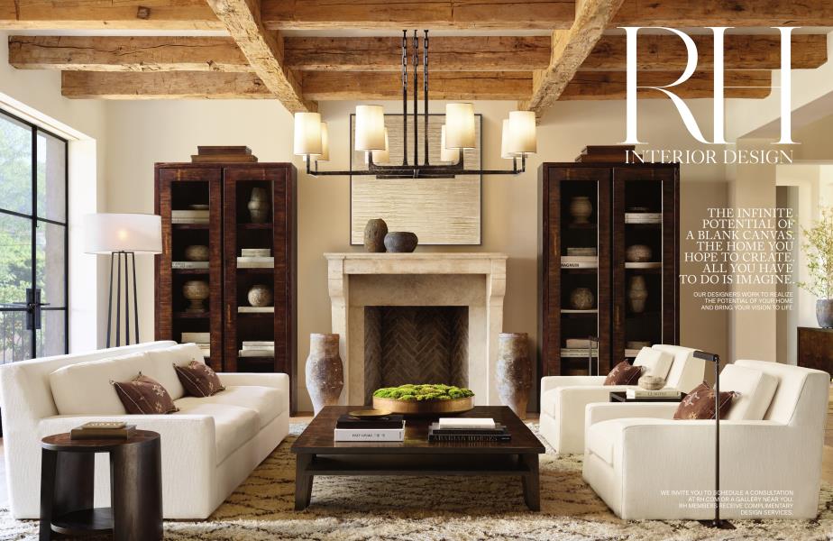 Rh Interior Design | Architectural Digest | SEPTEMBER 2018