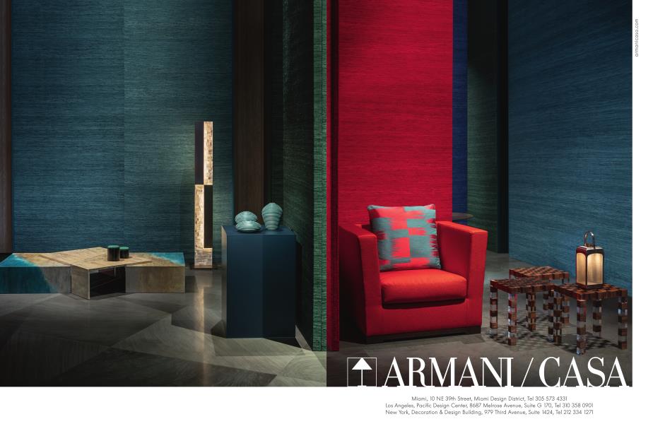 Armani/Casa | Architectural Digest | DECEMBER 2018