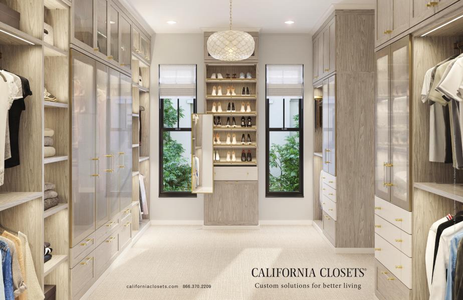CALIFORNIA CLOSETS | Architectural Digest | March 2019