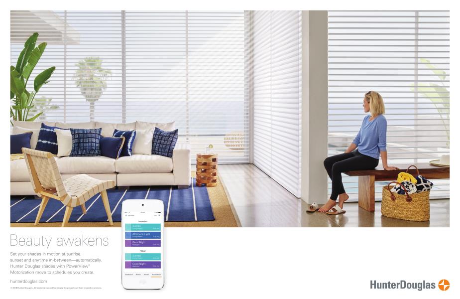 HunterDouglas | Architectural Digest | MAY 2019