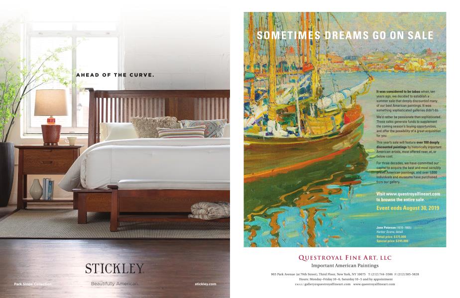 STICKLEY | Architectural Digest | JULY/AUGUST 2019