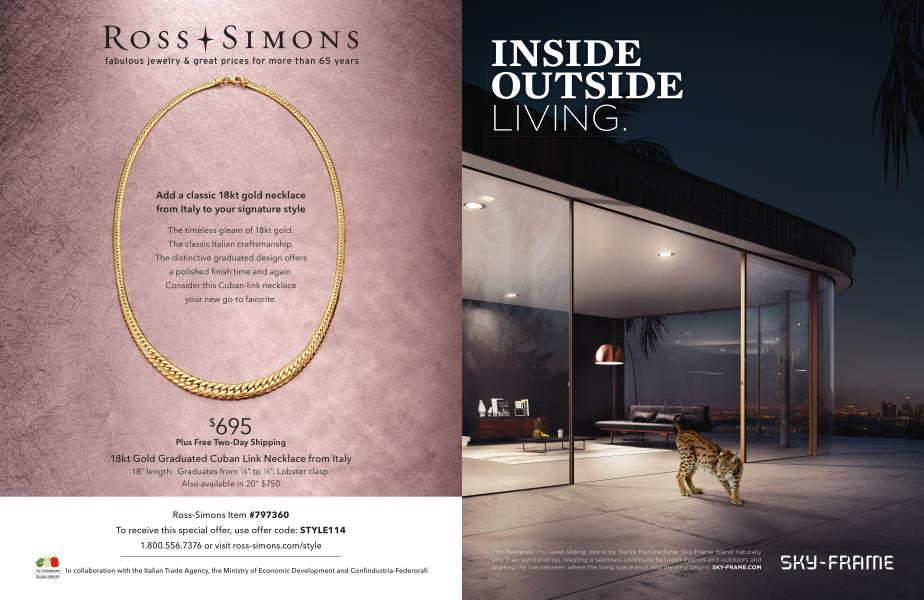 ROSS-SIMONS | Architectural Digest | SEPTEMBER 2019