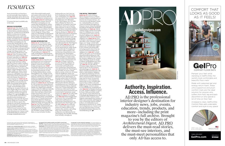 ADPRO | Architectural Digest | SEPTEMBER 2019