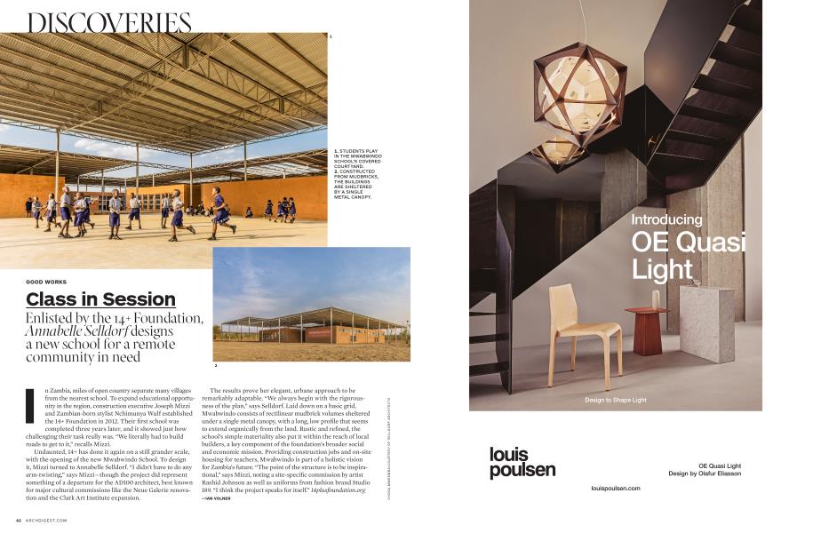 Class in Session | Architectural Digest | DECEMBER 2019