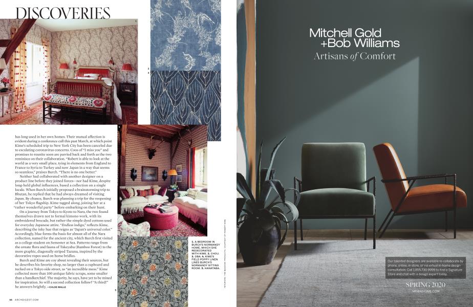 Mitchell Gold+Bob Williams | Architectural Digest | MAY 2020