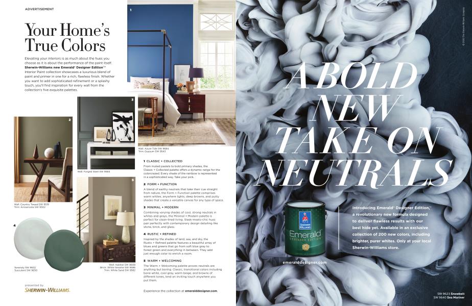 The Sherwin-Williams Company | Architectural Digest | MAY 2020