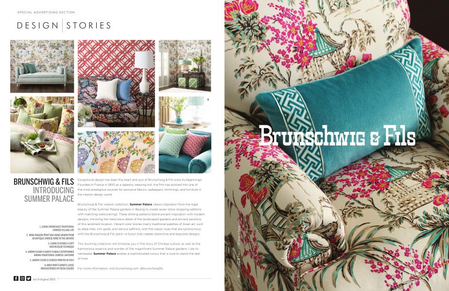 BRUNSCHWIG & FILS | Architectural Digest | MAY 2020