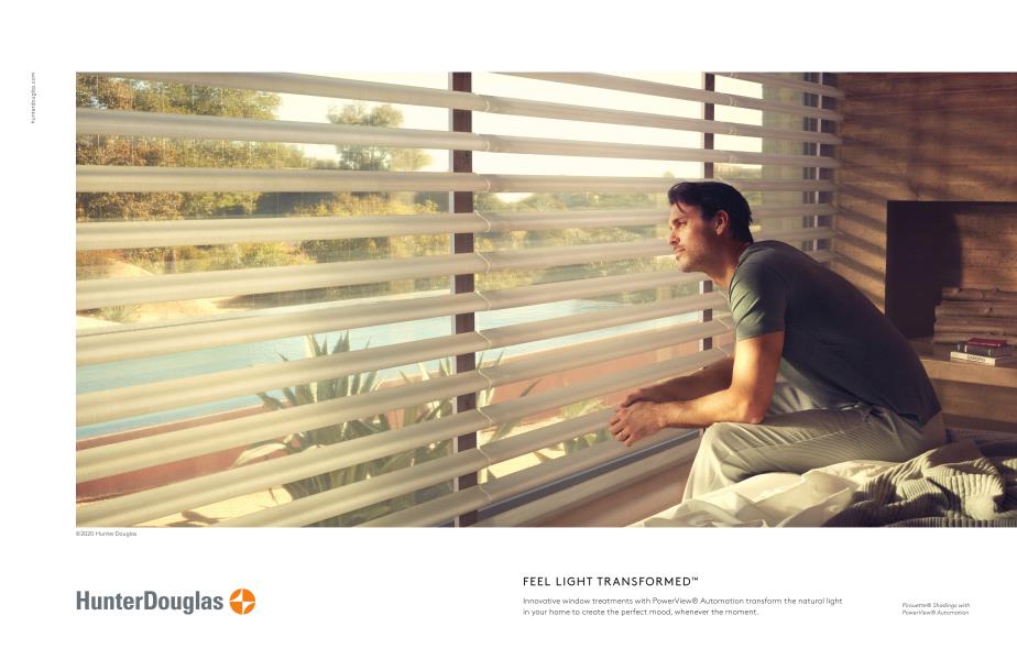 HunterDouglas | Architectural Digest | SEPTEMBER 2020