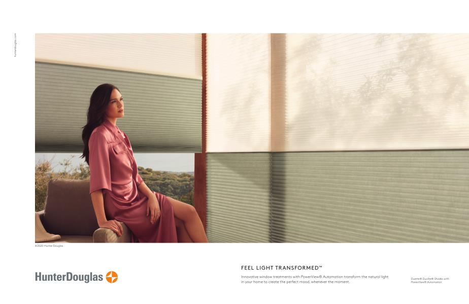 Hunter Douglas | Architectural Digest | NOVEMBER 2020
