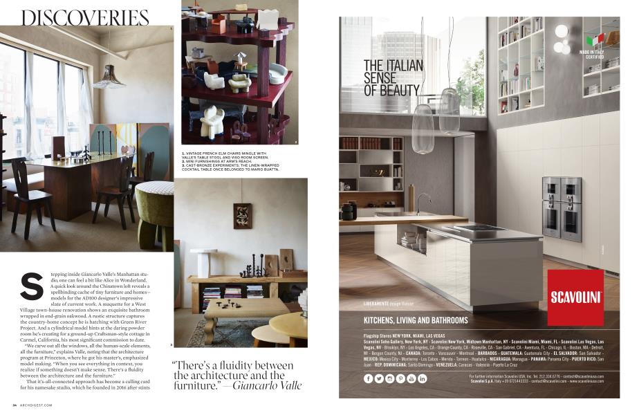 Scavolini USA, Inc. | Architectural Digest | JANUARY 2021