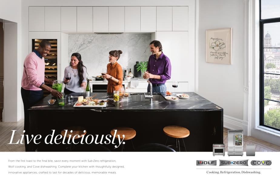 Wolf Subzero Cove | Architectural Digest | JANUARY 2021