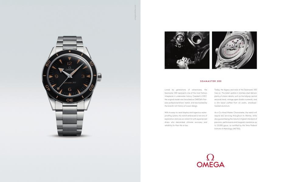 OMEGA | Architectural Digest | SEPTEMBER 2021