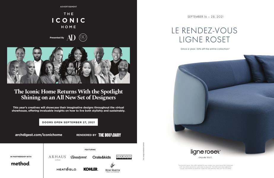 The Iconic Home | Architectural Digest | OCTOBER 2021