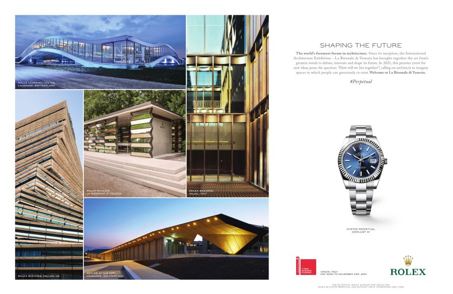 ROLEX | Architectural Digest | OCTOBER 2021