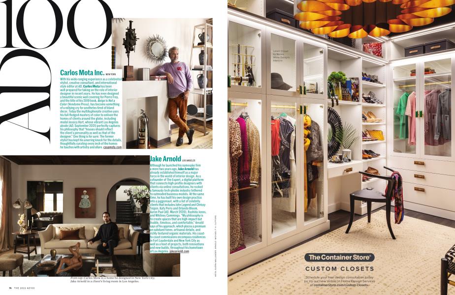 The Container Store | Architectural Digest | JANUARY 2022