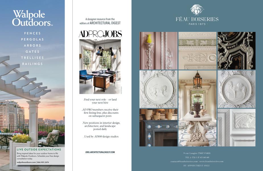 AD PRO JOBS | Architectural Digest | JUNE 2022