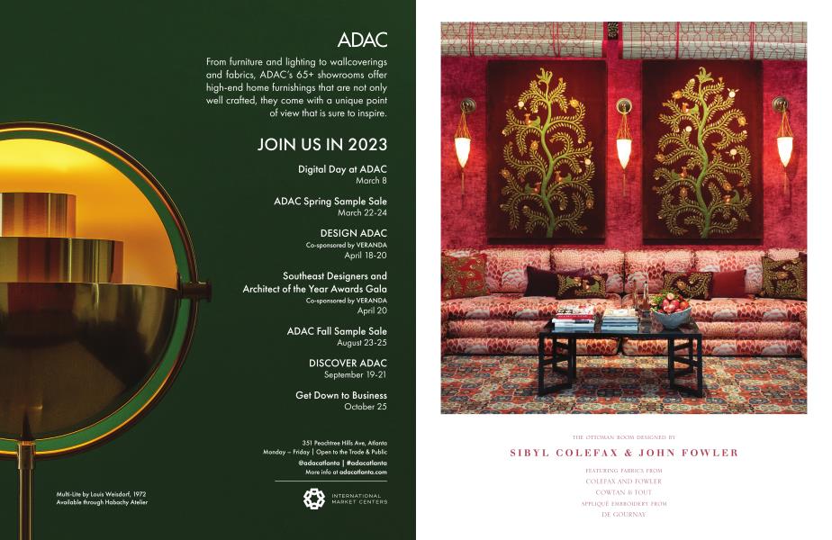 SIBYL COLEFAX & JOHN FOWLER | Architectural Digest | JANUARY 2023