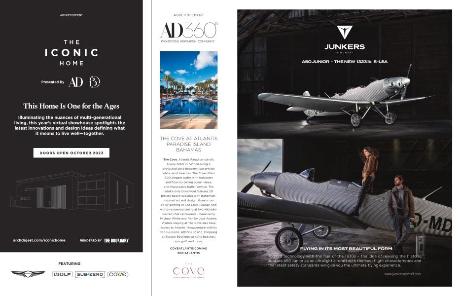 Advertisement | Architectural Digest | OCTOBER 2023