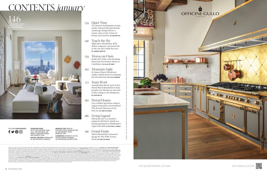 ARCHITECTURAL DIGEST | Architectural Digest | JANUARY 2024