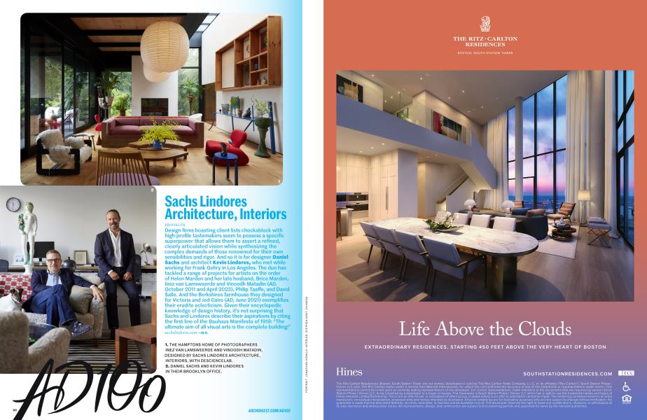 THE RITZ-CARLTON RESIDENCES | Architectural Digest | JANUARY 2024