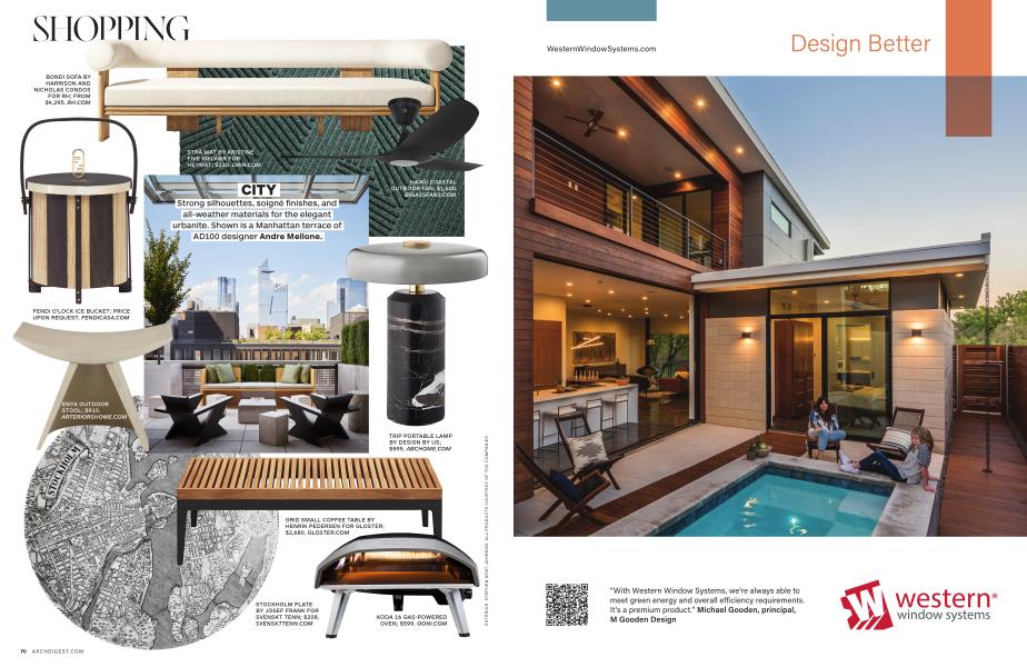 western window systems | Architectural Digest | APRIL 2024