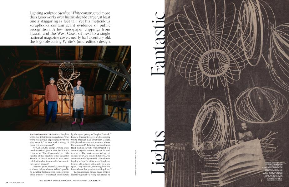 Lights Fantastic | Architectural Digest | JANUARY/FEBRUARY 2026