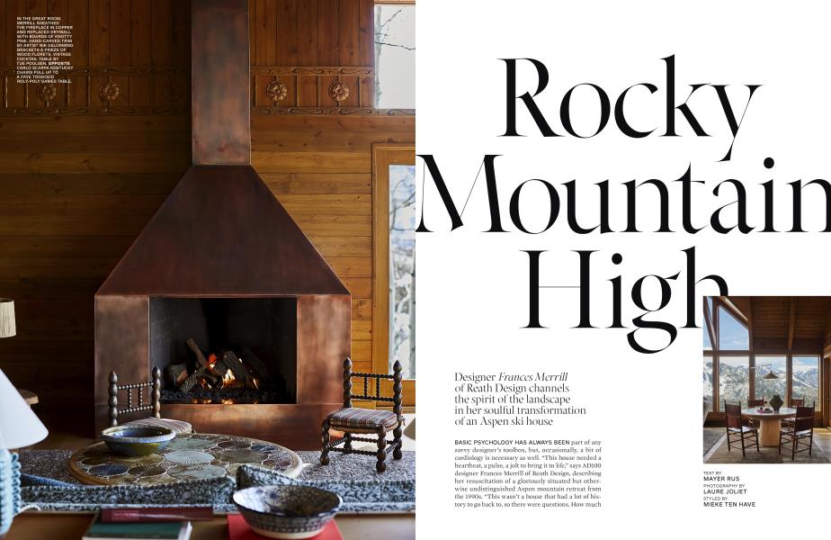 Rocky Mountain High | Architectural Digest | JANUARY/FEBRUARY 2026